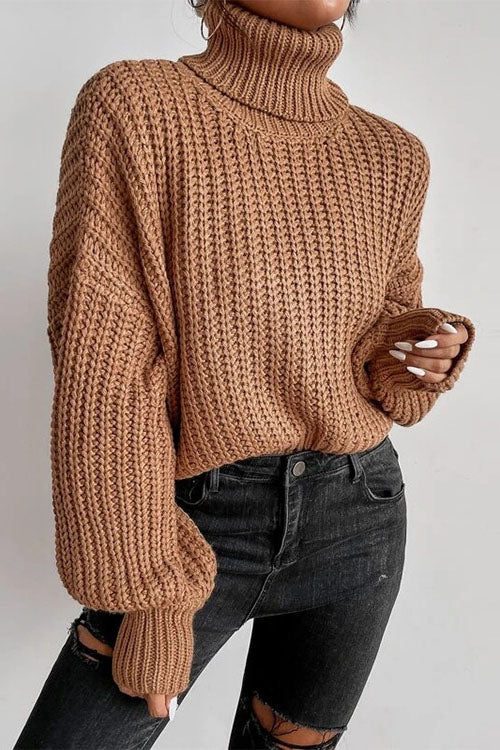 WOLFFMODE Oversized Padded Turtleneck Sweater – WolffMode