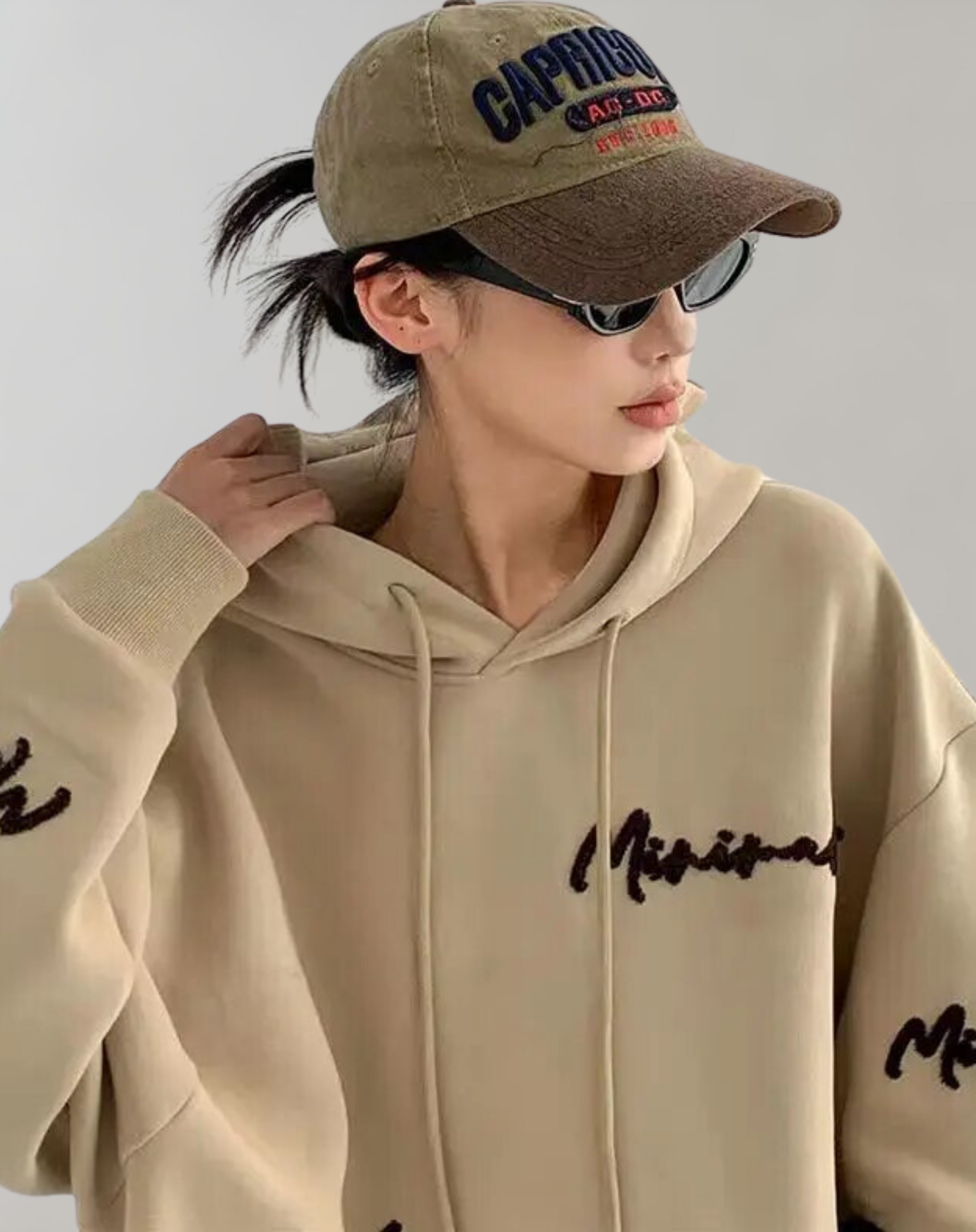 WolffMode Vintage Gray Oversized Sweater