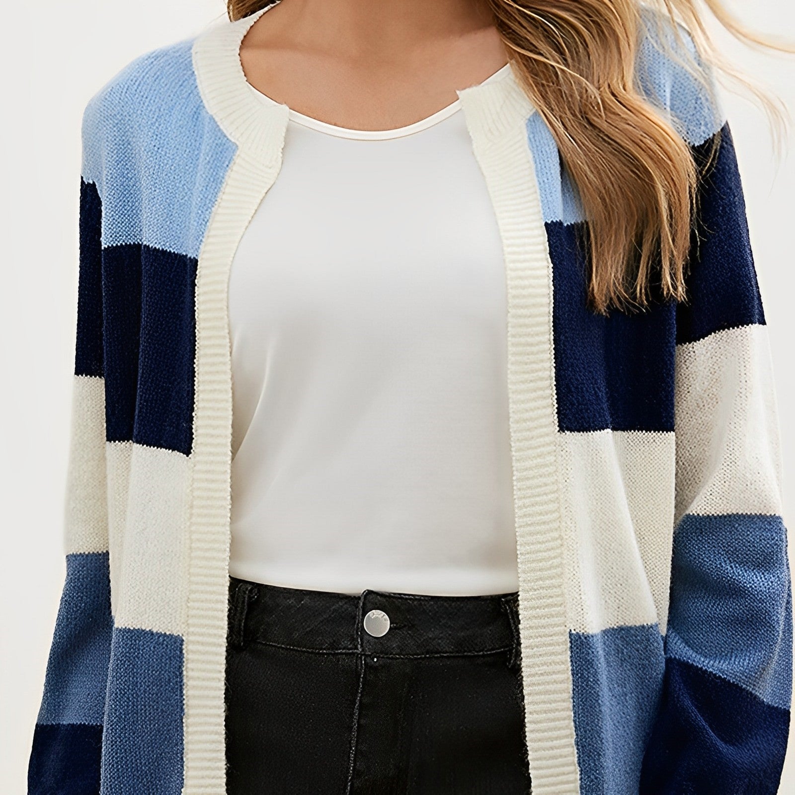 WOLFFMODE Color-Block Cardigan – WolffMode
