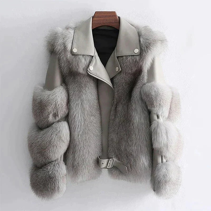 Wolffmode Leather Fur Jacket – WolffMode