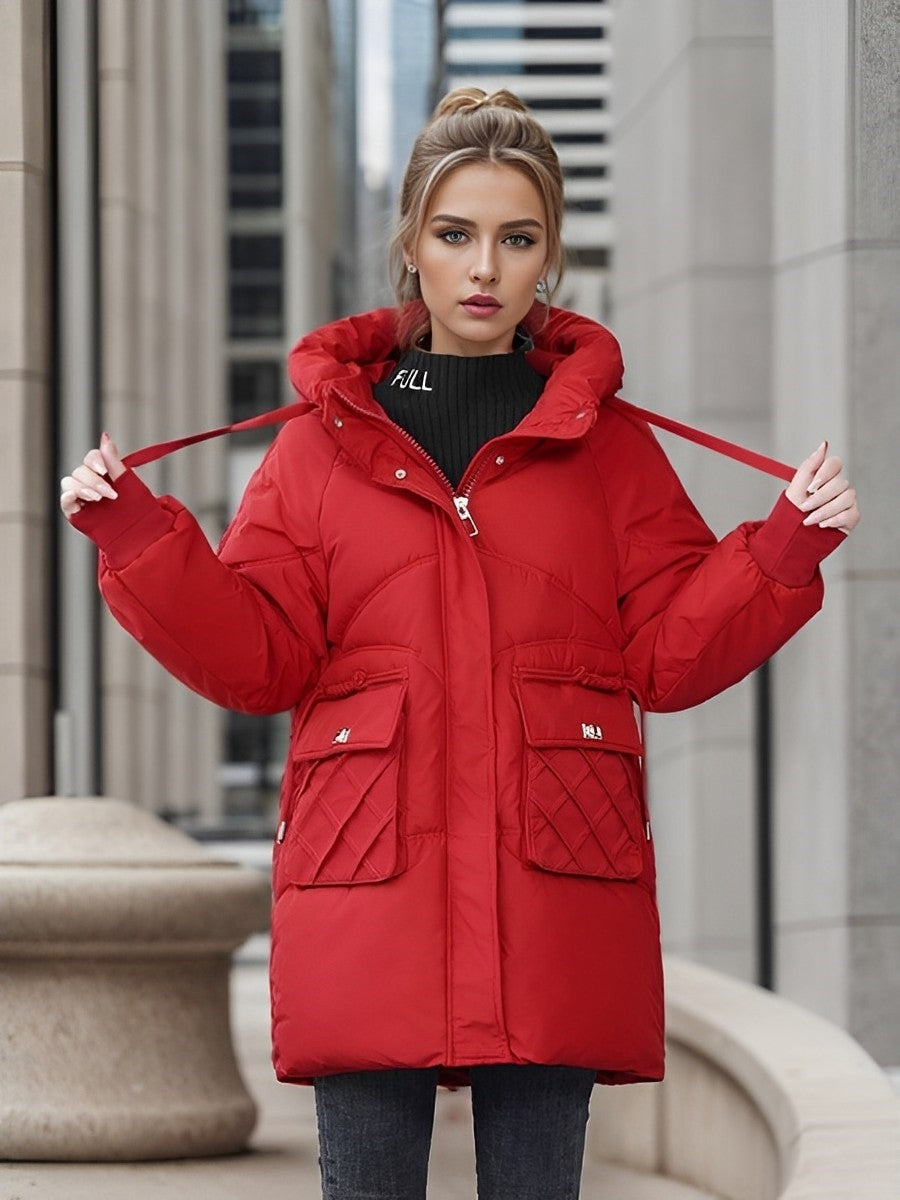 Wolffmode Thick Winter Jacket with Hood and Pockets – WolffMode