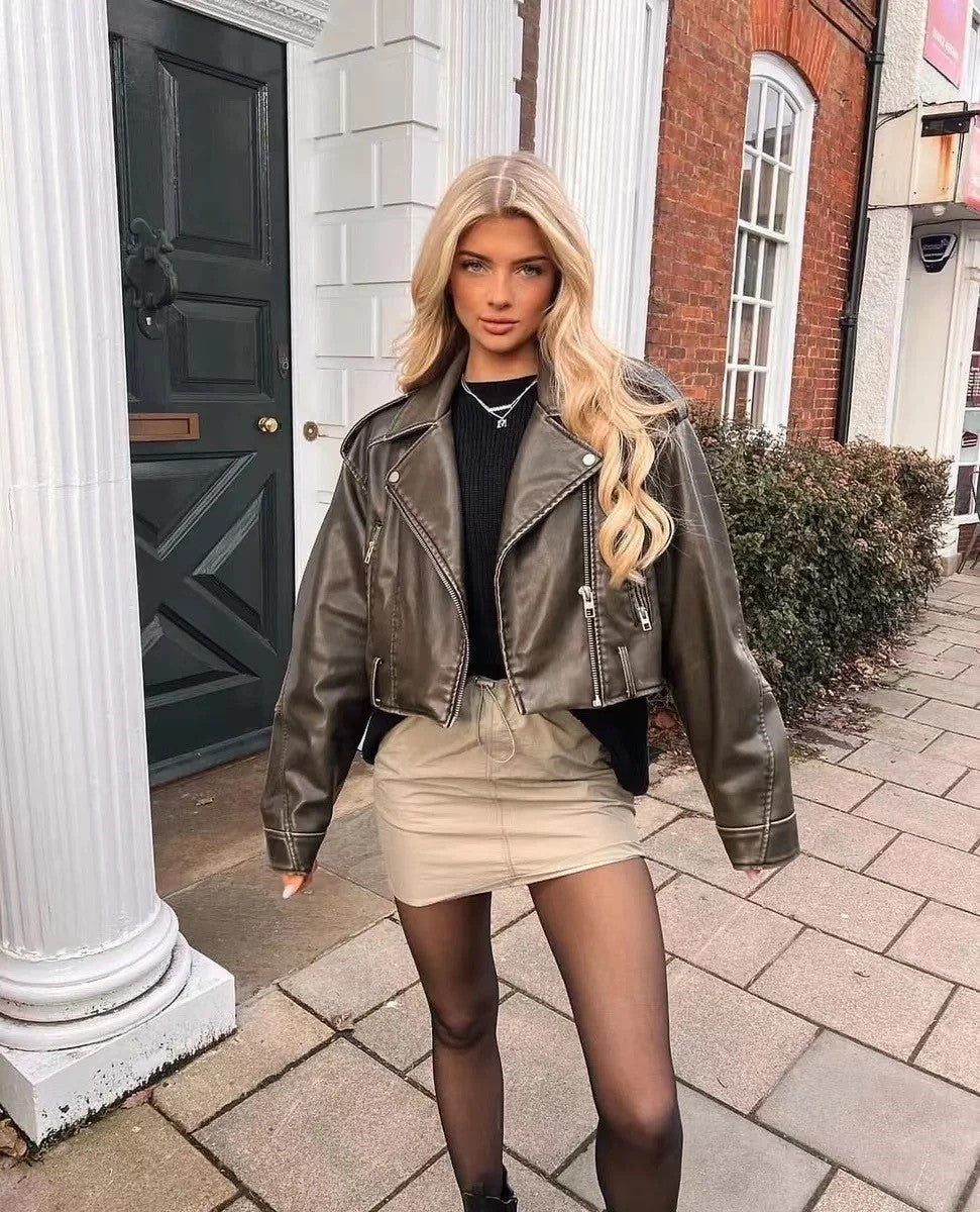 Classic Leather Jacket by WOLFFMODE – WolffMode